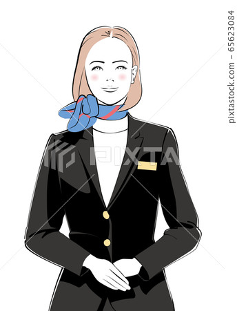 Female _ concierge - Stock Illustration [65623084] - PIXTA