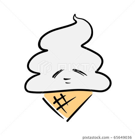 Soft serve icon - Stock Illustration [65649036] - PIXTA