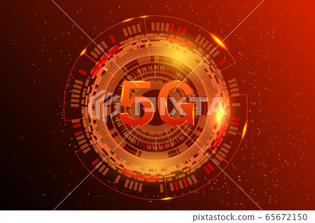 5g background vector - Stock Illustration [65672150] - PIXTA