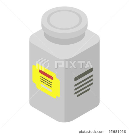 Salt jar icon, isometric style-插圖素材 [65681938] - PIXTA圖庫
