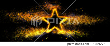 Abstract star flame - Stock Illustration [65692750] - PIXTA