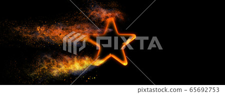 Abstract star flame - Stock Illustration [65692753] - PIXTA