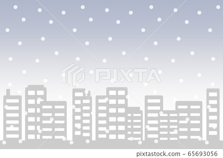 Building background rectangle snow - Stock Illustration [65693056] - PIXTA
