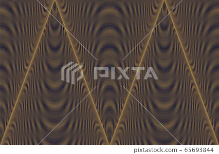 golden color lines over dark background. Triangle - Stock Illustration ...