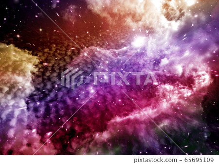 galaxy in a free space. 3D rendering - Stock Illustration [65695109 ...