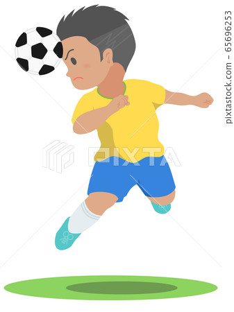 Soccer Heading - Stock Illustration [65696253] - PIXTA