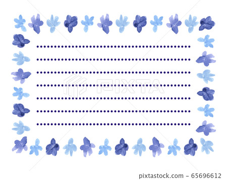 Violet watercolor letter paper - Stock Illustration [65696612] - PIXTA