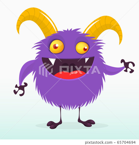 Cartoon funky monster character design-插圖素材 [65704694] - PIXTA圖庫