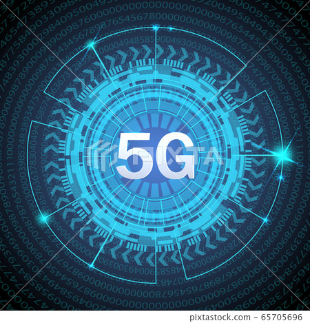 5g background vector - Stock Illustration [65705696] - PIXTA