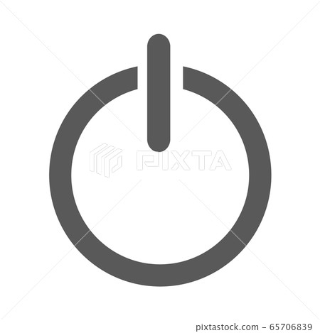 Power icon vector simple - Stock Illustration [65706839] - PIXTA