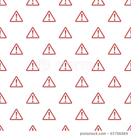 Warning sign pattern seamless - Stock Illustration [65706869] - PIXTA