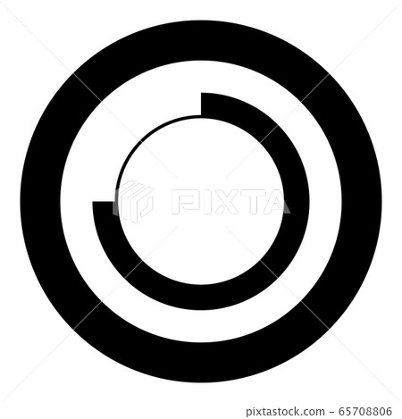 Techno Circle Modern Infographic Concept Abstract - Stock Illustration ...