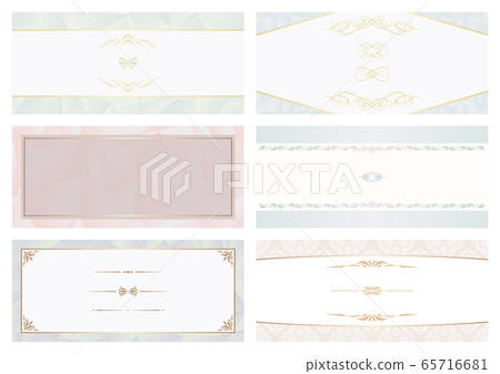 Elegant frame set - Stock Illustration [65716681] - PIXTA