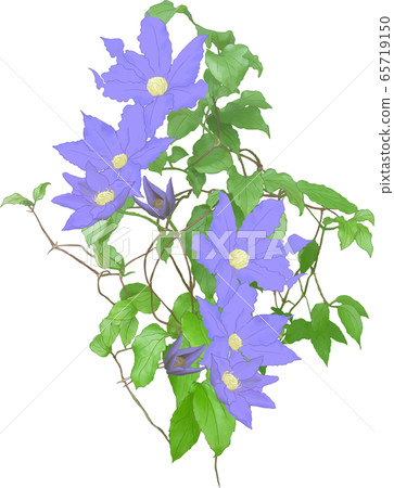Tessen (blue) - Stock Illustration [65719150] - PIXTA