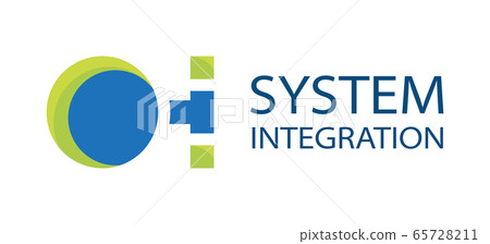 Vector logo of a system integration company - Stock Illustration ...