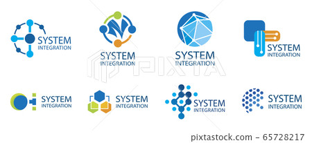 Vector logo of a system integration company - Stock Illustration ...