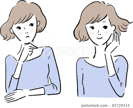 Women poses vector set - Stock Illustration [65729315] - PIXTA