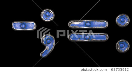 Set of symbols tilde, semi-colon, equals, colon... - Stock Illustration ...