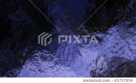 Abstract dark surface with ripples - 3d rendering - Stock Illustration ...