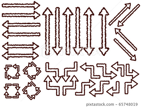 Multiple arrows 2 - Stock Illustration [65748019] - PIXTA