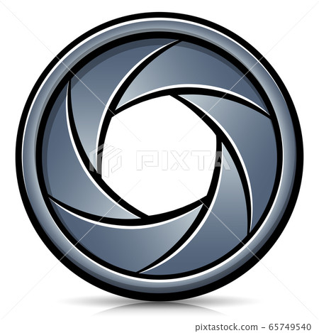 Vector camera lens cartoon isolated-插圖素材 [65749540] - PIXTA圖庫