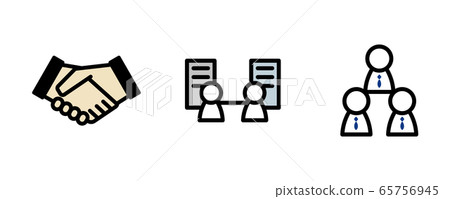 Supplier icon set / illustration / client - Stock Illustration ...