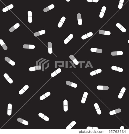 Capsule pattern. Seamless vector background - Stock Illustration ...