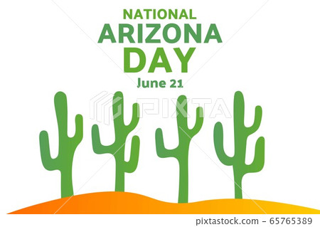 National Arizona Day. June 21. Holiday concept.... - Stock Illustration ...