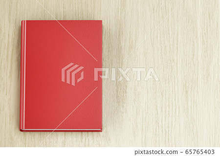 Red book on wood background - Stock Illustration [65765403] - PIXTA