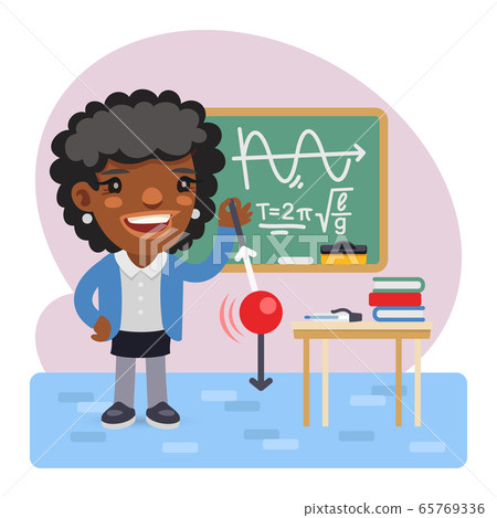 Cartoon Physics Teacher - Stock Illustration [65769336] - PIXTA