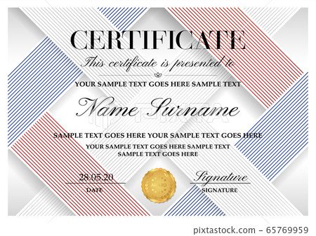 Crossing The Line Certificate Template