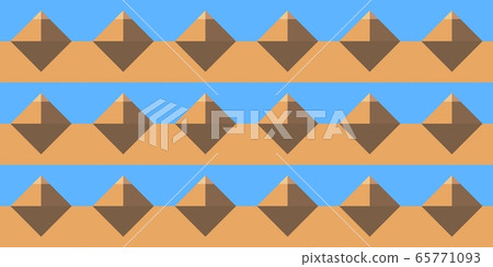 Pyramid Seamless Abstract Pattern Vector... - Stock Illustration ...