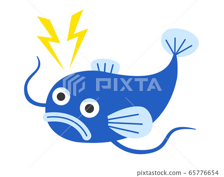 Illustration of a catfish predicting an earthquake - Stock Illustration ...