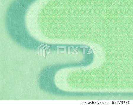 Background-Japanese paper-green - Stock Illustration [65779228] - PIXTA