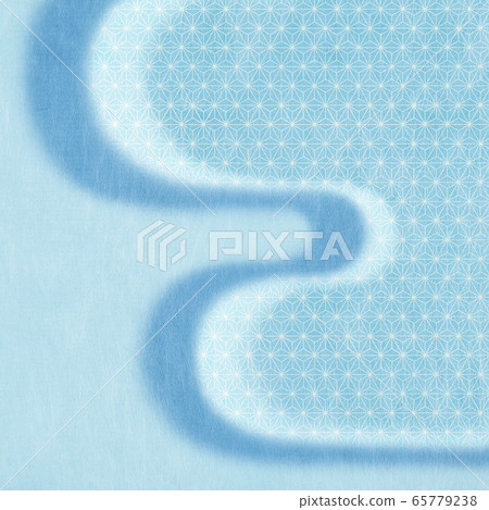 Background-Japanese paper-light blue - Stock Illustration [65779238 ...