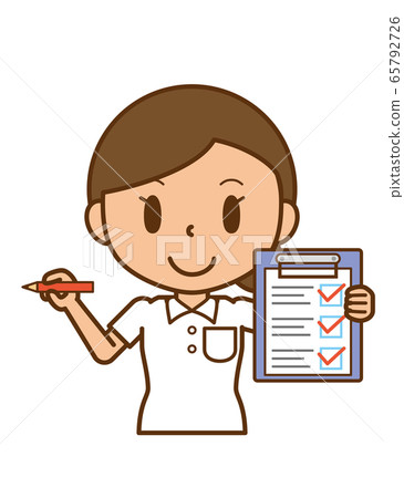 Nurse nurse checklist - Stock Illustration [65792726] - PIXTA