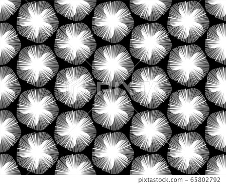 Sakura Japanese style black Flower seamless... - Stock Illustration ...
