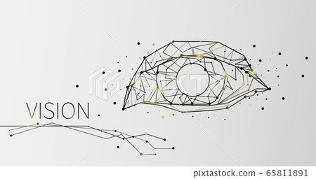 Business vision. Vector illustration with... - Stock Illustration ...