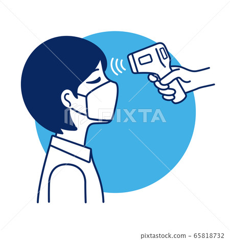 Illustration of thermometry body temperature... - Stock Illustration ...