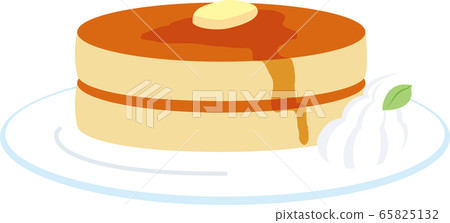 Hot cake illustration - Stock Illustration [65825132] - PIXTA