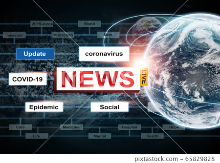 update news and world 3d illustration - Stock Illustration [65829828 ...