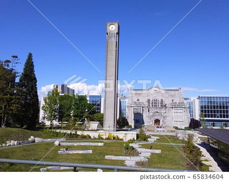 Library and Clock Tower at the University of... - Stock Photo [65834604 ...