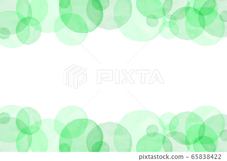 Watercolor polka dot frame - Stock Illustration [65838422] - PIXTA