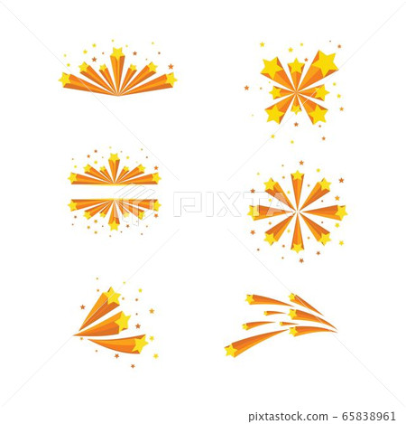 Star Background Template vector illustration - Stock Illustration ...
