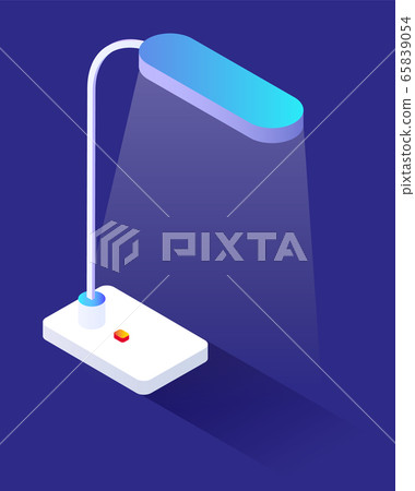 Table Lamp Used to Read or Write, Luminosity-插圖素材 [65839054] - PIXTA圖庫