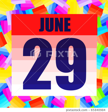 June 29 icon. For planning important day.... - Stock Illustration ...