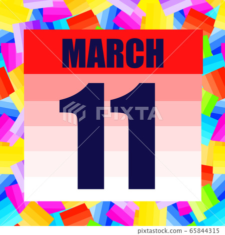 March 11 icon. For planning important day.... - Stock Illustration ...
