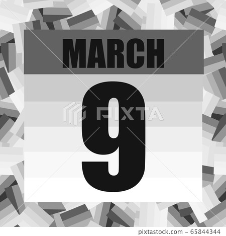 March 9 icon. For planning important day.... - Stock Illustration ...