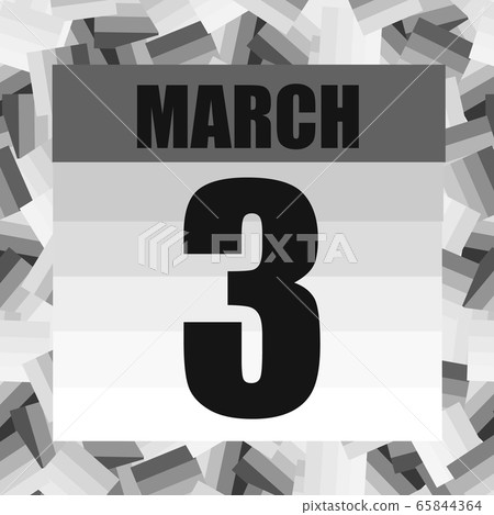 March 3 icon. For planning important day.... - Stock Illustration ...