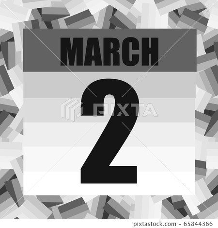 March 2 icon. For planning important day.... - Stock Illustration ...